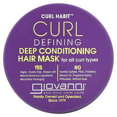 Giovanni, Curl Habit, Curl Defining Deep Conditioning Hair Mask, For ...