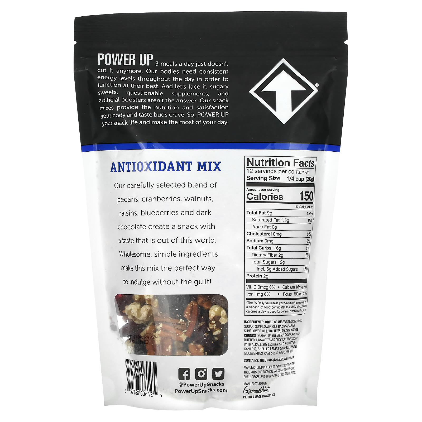 Power Up, Power Up Premium Trail Mix, 13 oz (369 g)