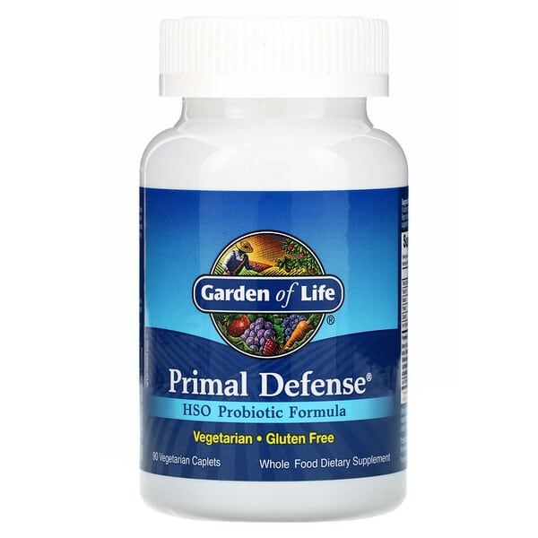 Garden of Life, Primal Defense, HSO Probiotic Formula, 90 Vegetarian ...