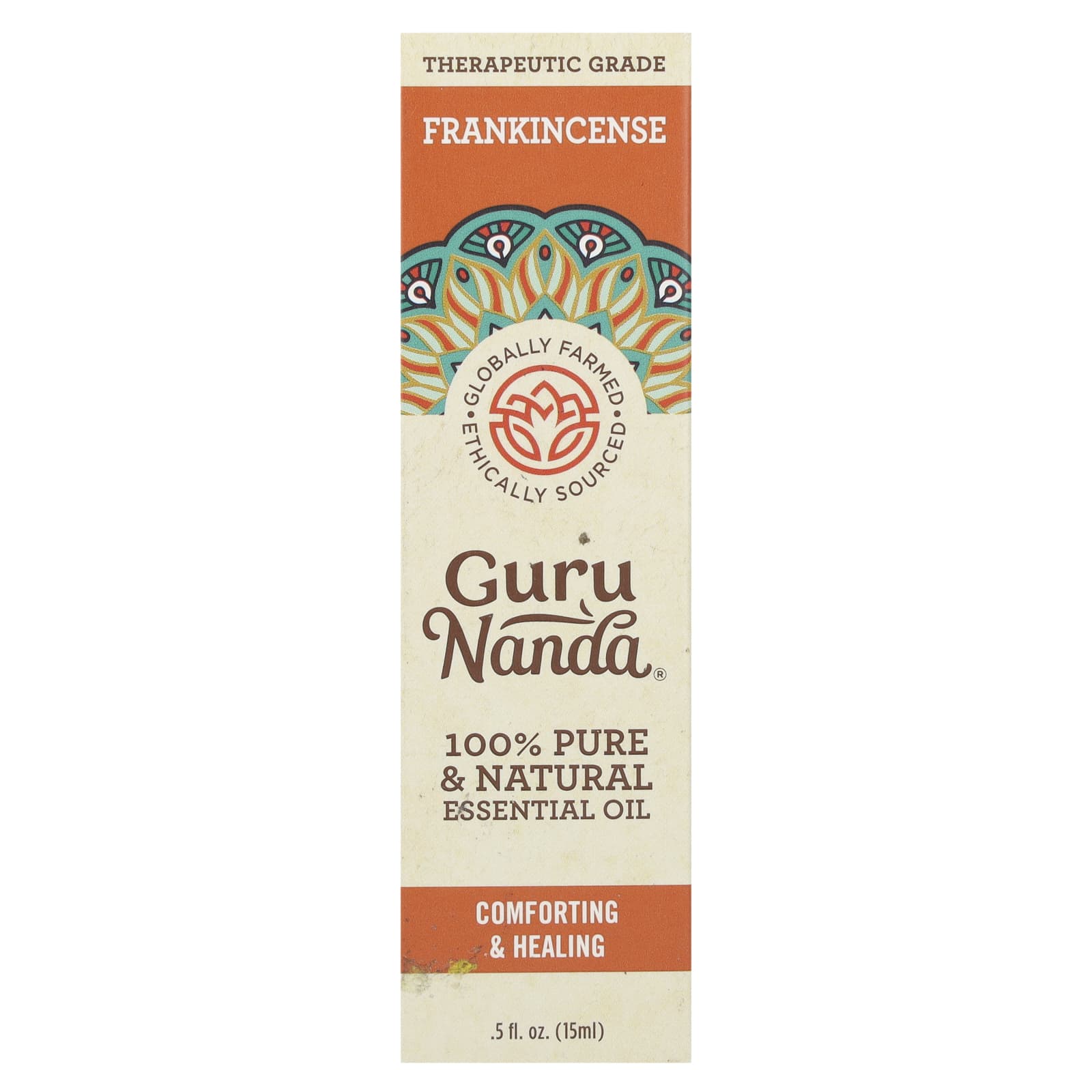 GuruNanda, 100% Pure & Natural Essential Oil, Frankincense, 0.5 fl oz ...