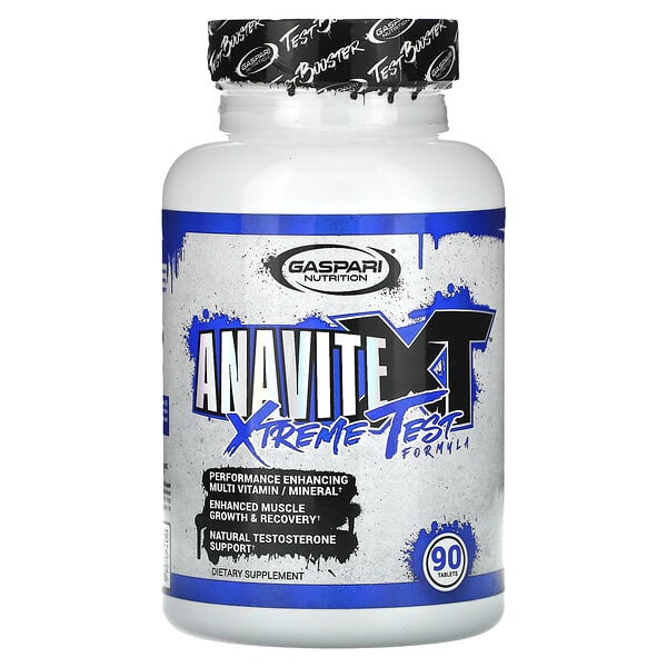 Gaspari Nutrition, Anavite Xtreme Test Formula, 90 Tablets