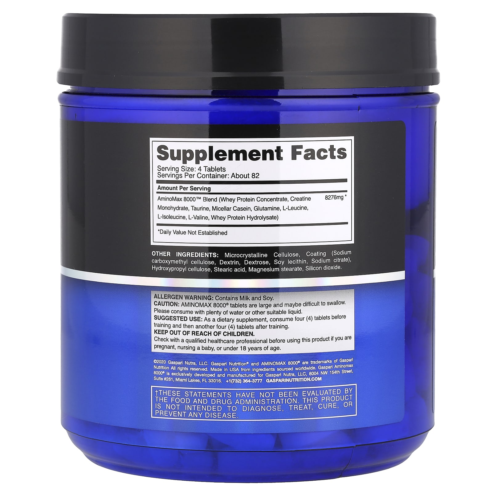Gaspari Nutrition, AminoMax 8000®, 325 Tablets