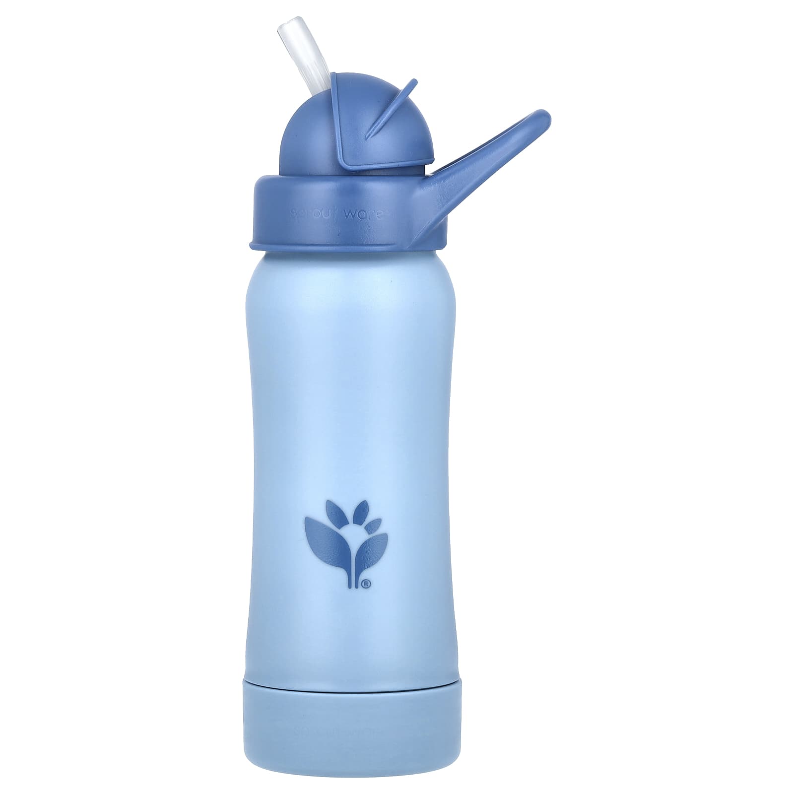 Green Sprouts, Sprout Ware® Straw Bottle, 9+ Months, Blueberry, 10 oz ...