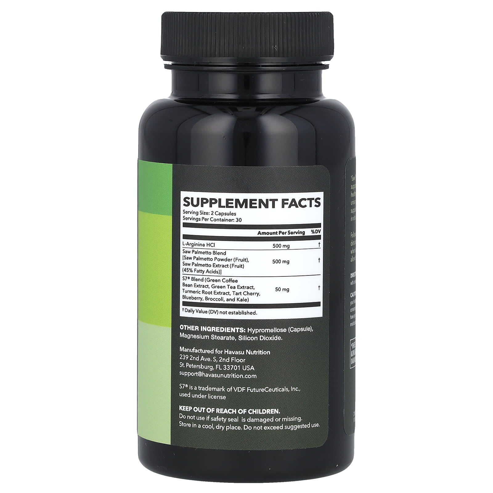 Havasu Nutrition, L-Arginine, Active Male Formula, 60 Capsules