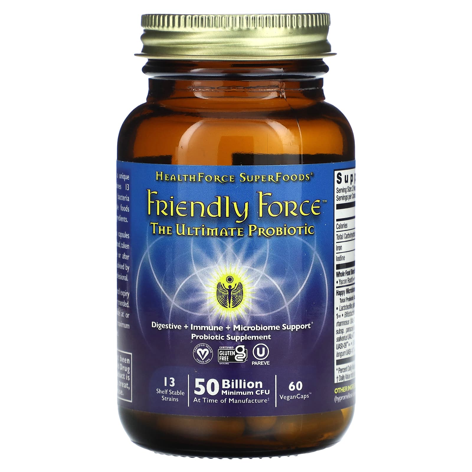 HealthForce Superfoods, Friendly Force, The Ultimate Probiotic, 60 ...