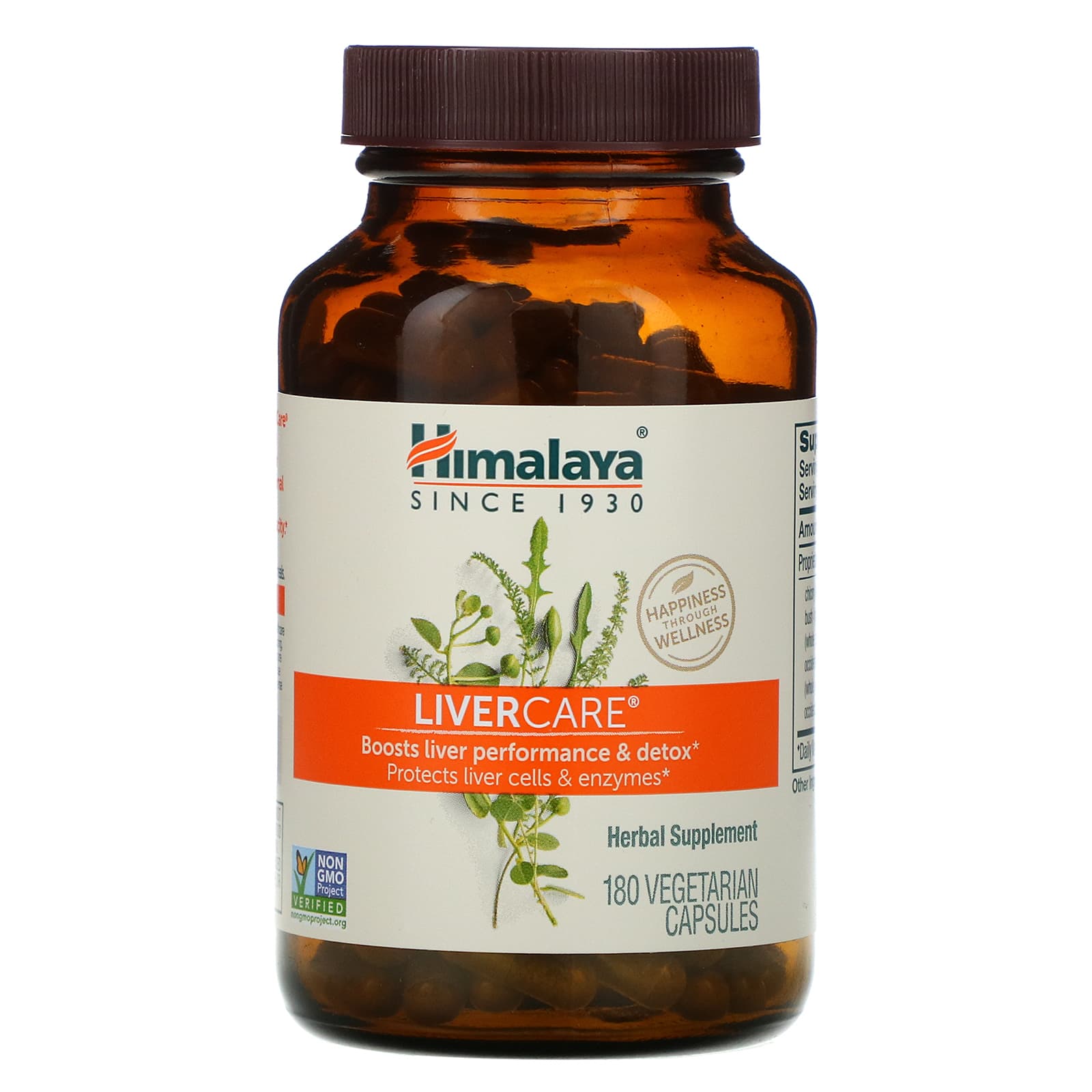 Himalaya, Liver Care, 180 Vegetarian Capsules