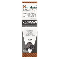 Himalaya, Whitening Antiplaque Toothpaste, Charcoal + Black Seed Oil ...