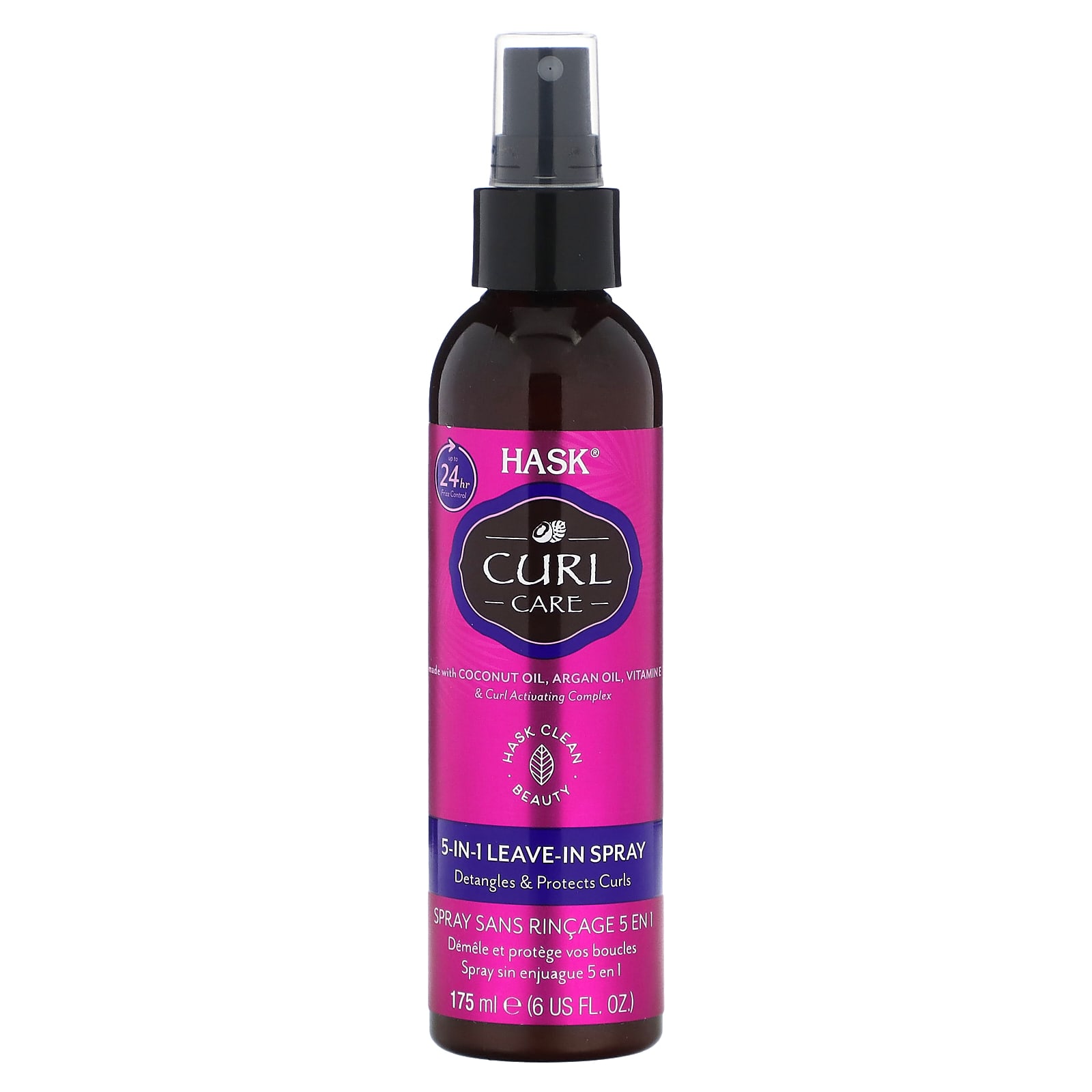 Hask Beauty Curl Care 5 In 1 Leave In Spray 6 Fl Oz 175 Ml