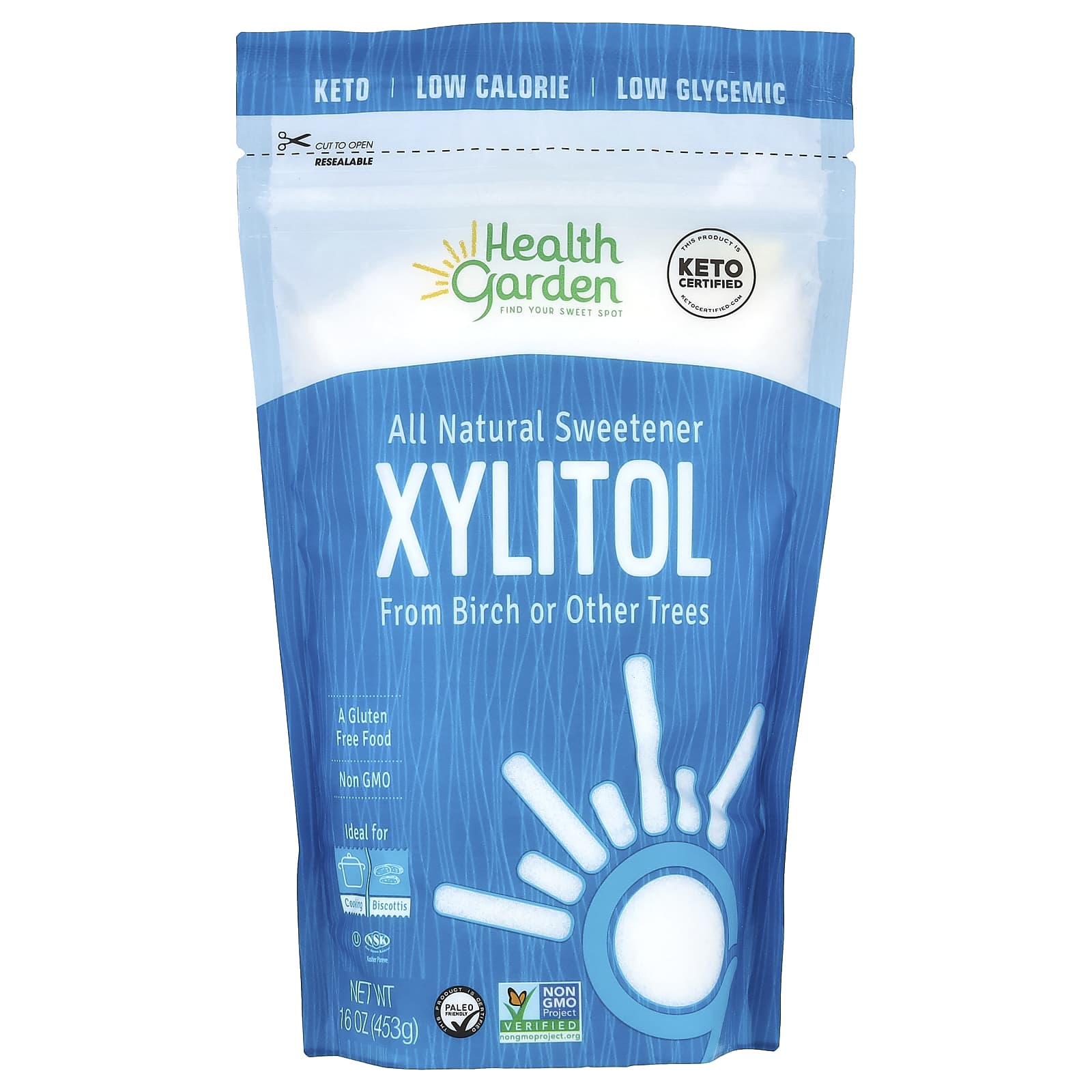 Health Garden, Xylitol, All Natural Sweetener, 16 oz (453 g)