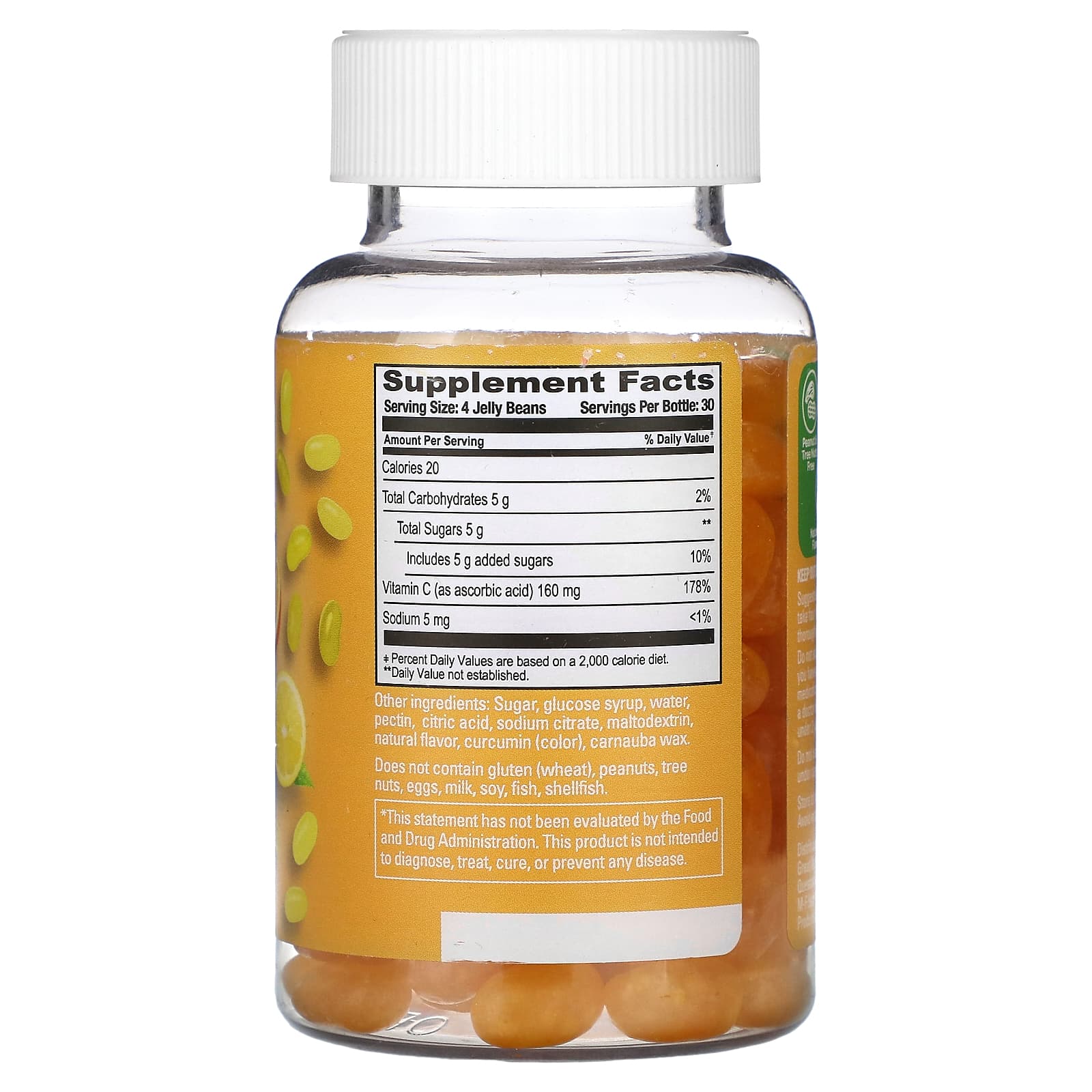 Human Beanz, Vitamin C Jelly Beans, Citrus Blast, 120 Jelly Beans