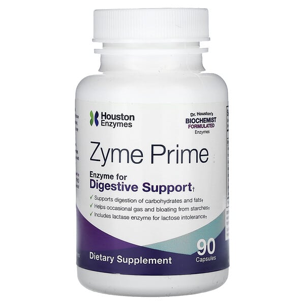 Houston Enzymes, Zyme Prime, 90 Capsules