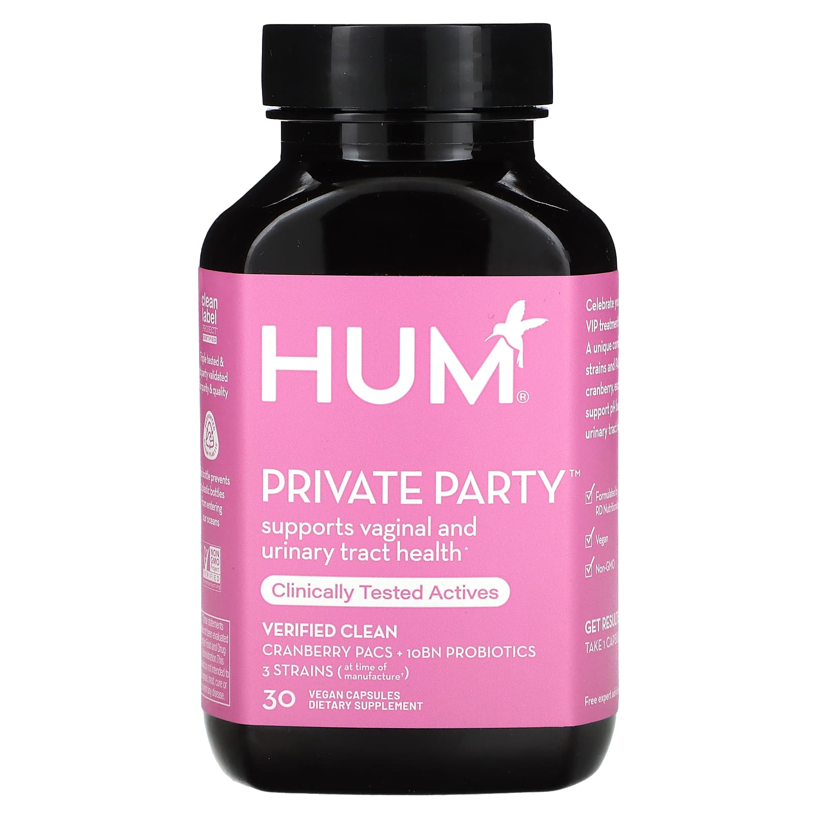 HUM Nutrition, Private Party, 30 Vegan Capsules