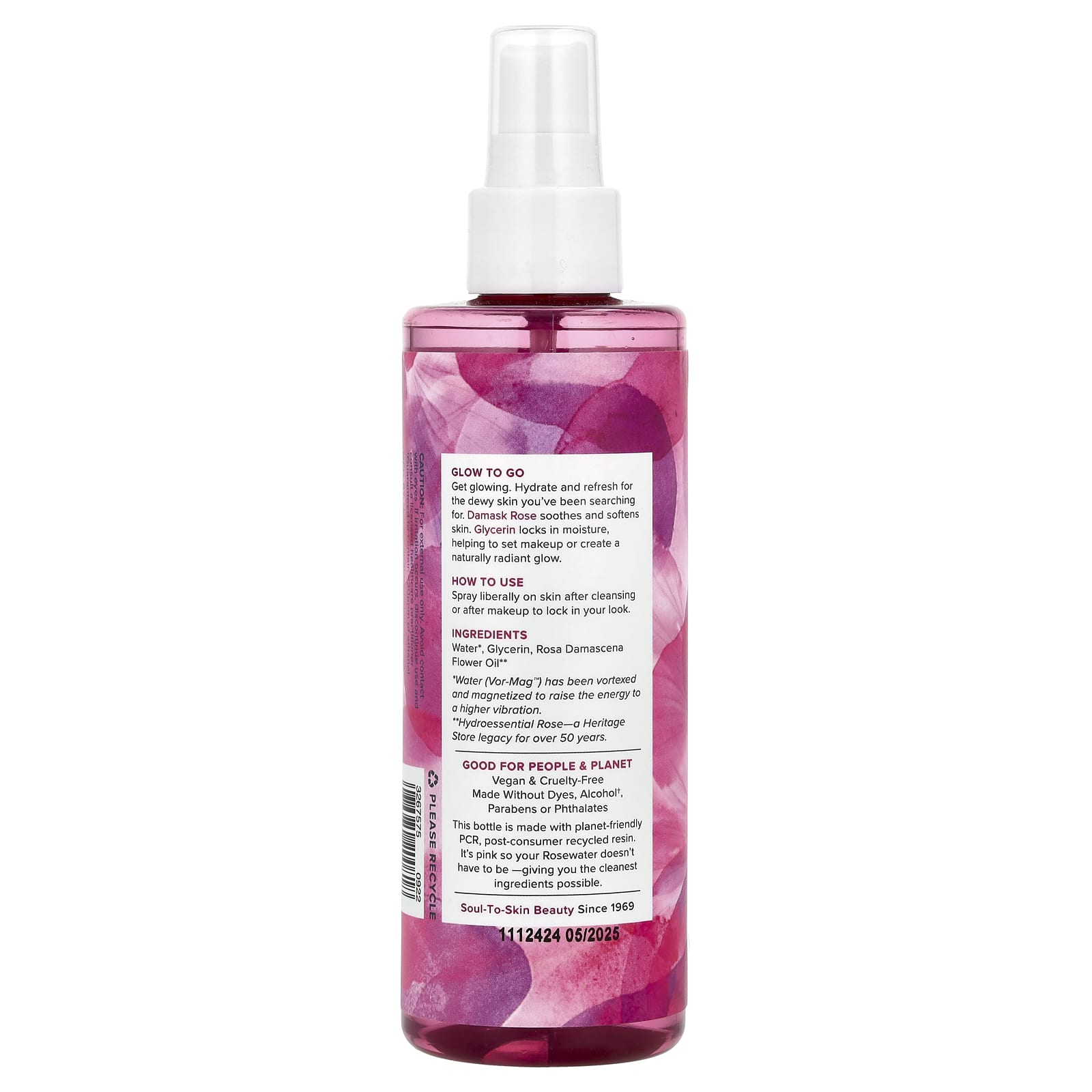 Heritage Store, Rosewater & Glycerin, Hydrating Facial Mist, 8 fl oz ...