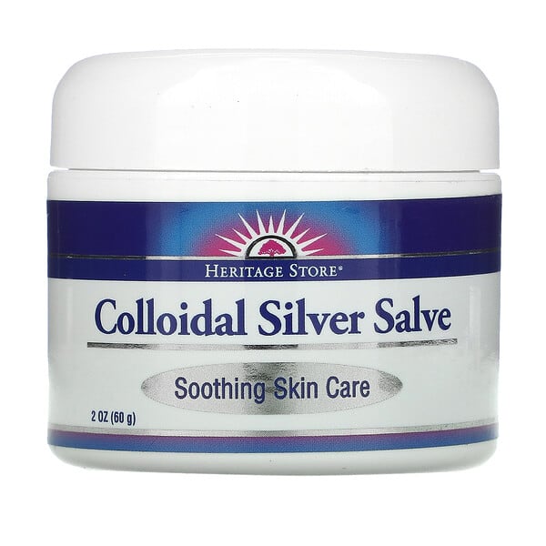 Heritage Store, Colloidal Silver Salve, 2 oz (60 g)