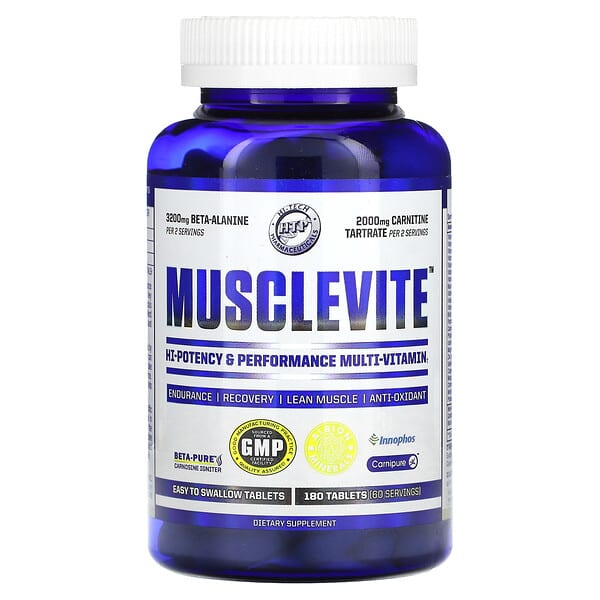 Hi Tech Pharmaceuticals, Musclevite, Hi-Potency & Performance Multi ...