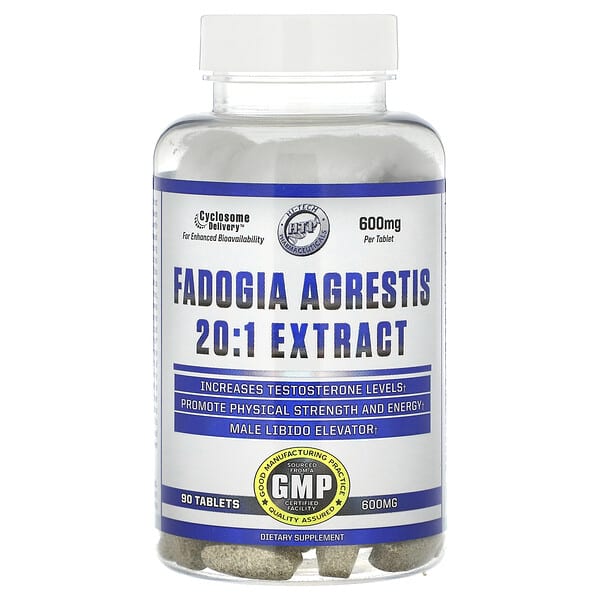 Hi Tech Pharmaceuticals, Fadogia Agrestis 20:1 Extract, 600 mg, 90 Tablets