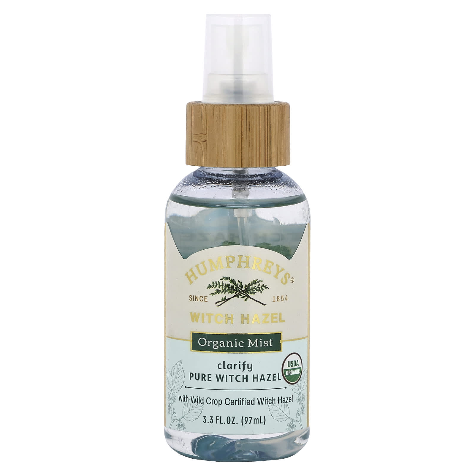 Humphreys, Witch Hazel, Organic Mist, 3.3 fl oz (97 ml)
