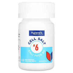 Hyland's Naturals, Cell Salt #6, Kali Phos 6X, 100 Quick-Dissolving ...