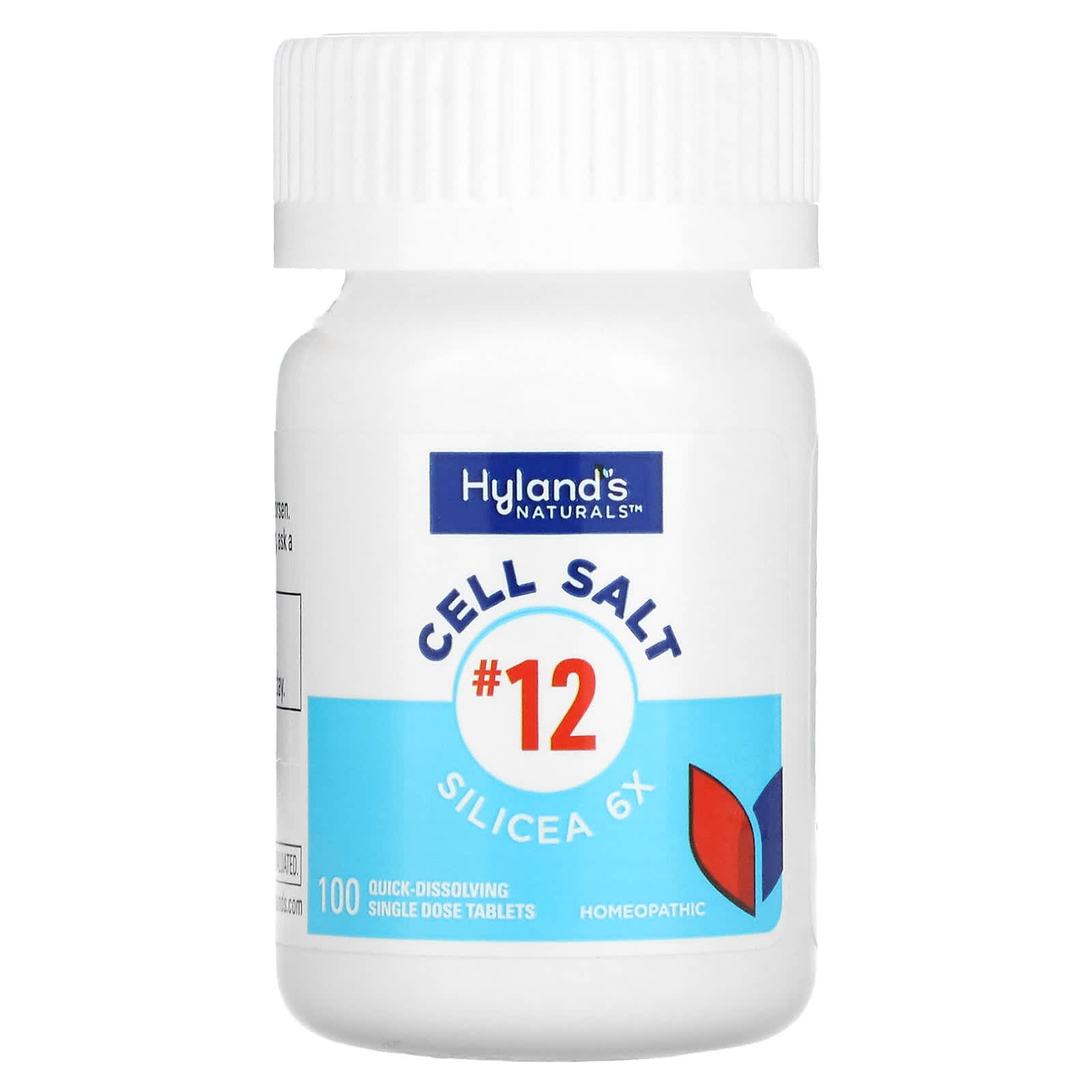 Hyland's Naturals, Cell Salt #12, Silicea 6X, 100 Quick-Dissolving ... Hyland's Naturals, Cell Salt #12, Silicea 6X, 100 Quick-Dissolving ...