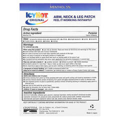 Icy Hot, Original Pain Relief Patch, 5 Patches