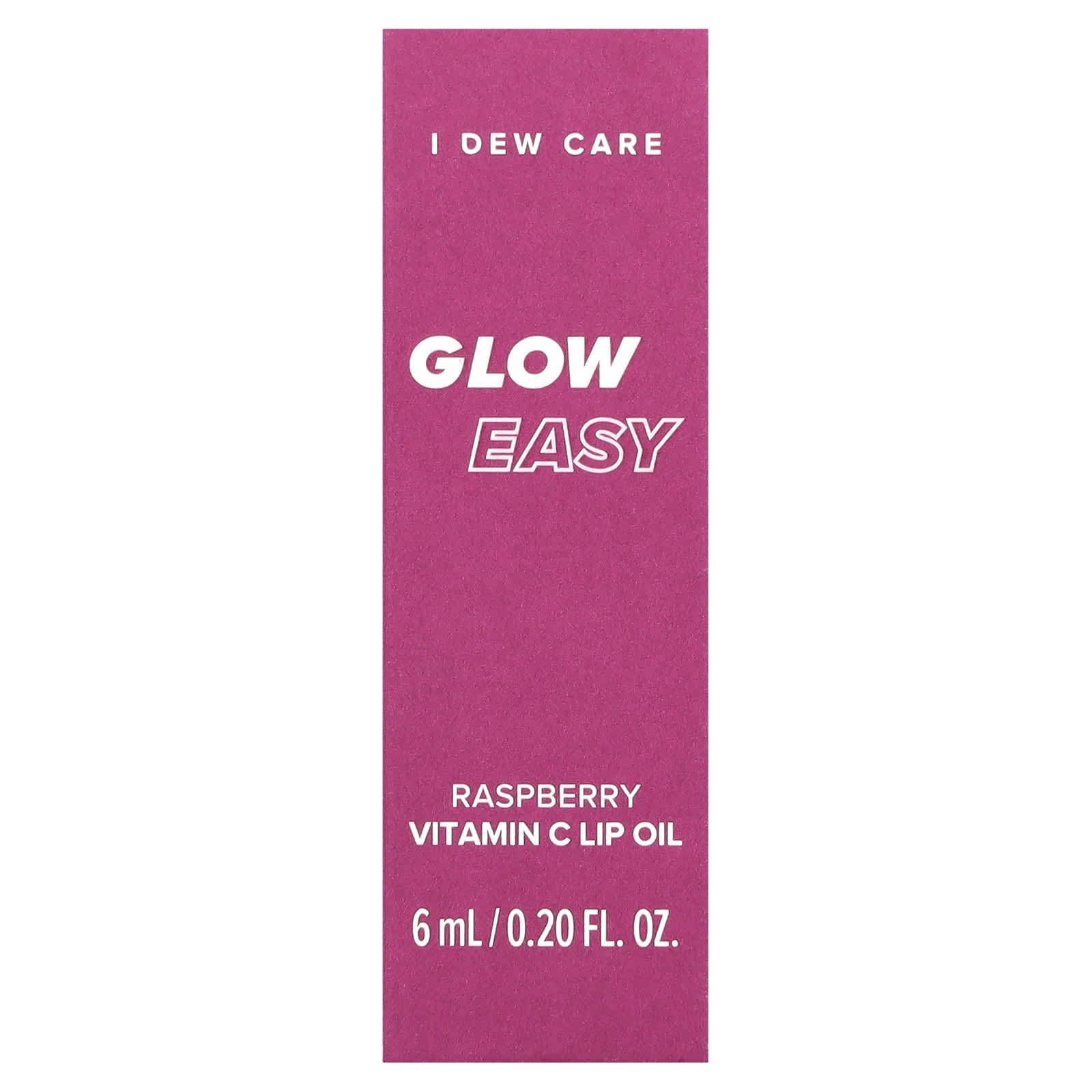I Dew Care, Glow Easy, 비타민C 립 오일, 라즈베리, 6ml(0.20fl oz)