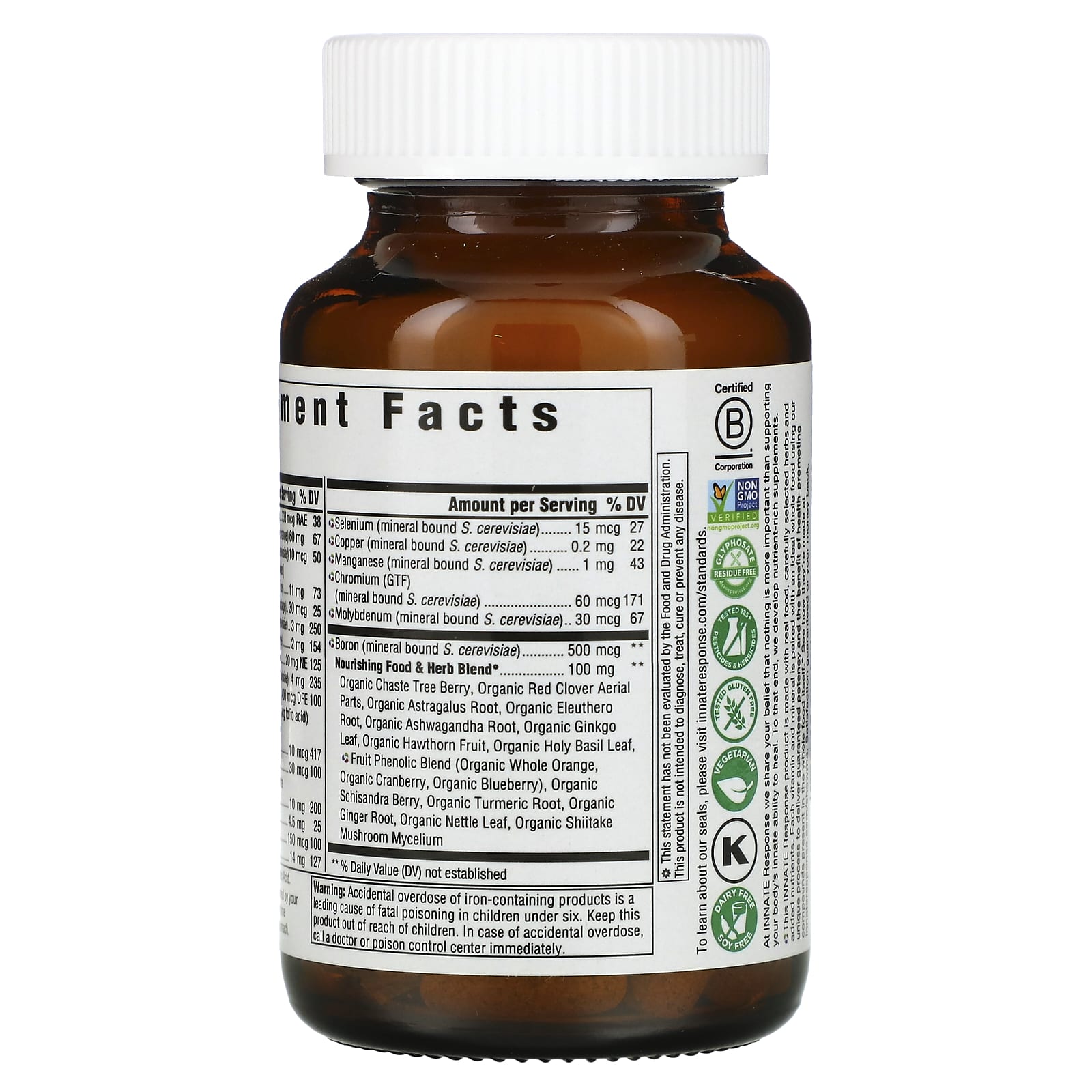 Innate Response Formulas, Women Over 40 One Daily, 60 Tablets