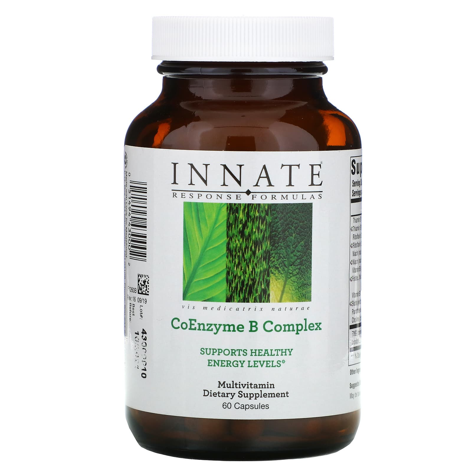 Innate Response Formulas, CoEnzyme B Complex, 60 Capsules (Discontinued Item)