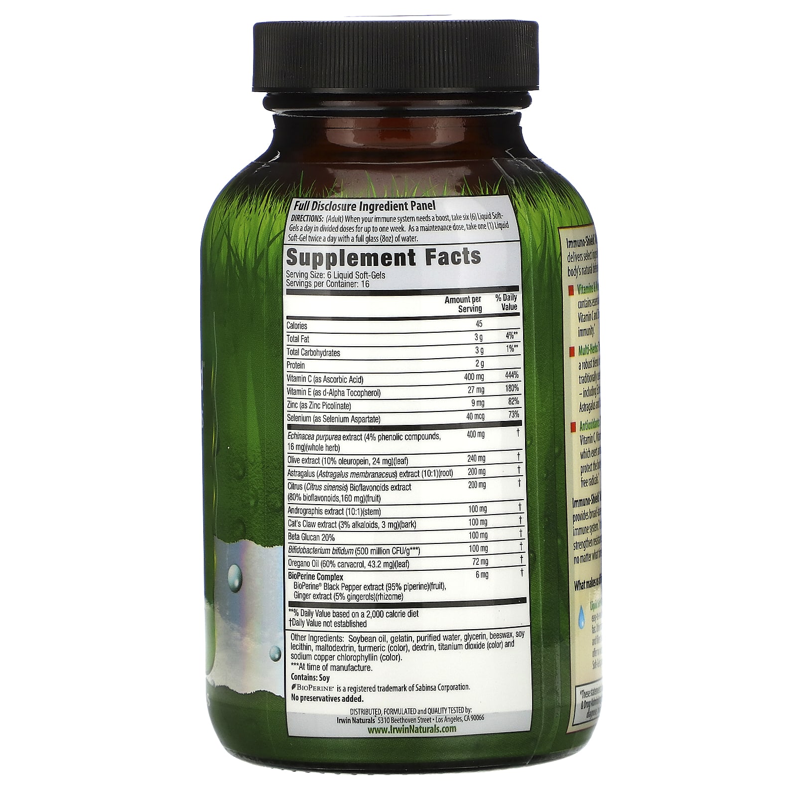 Irwin Naturals, Immuno-Shield, All Season Wellness, 100 Liquid Soft-Gels