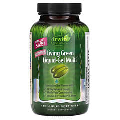 Irwin Naturals, Women's Living Green Liquid-Gel Multi, 120 Liquid Soft-Gels