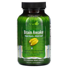 Irwin Naturals, Brain Awake, 60 Liquid Soft-Gels
