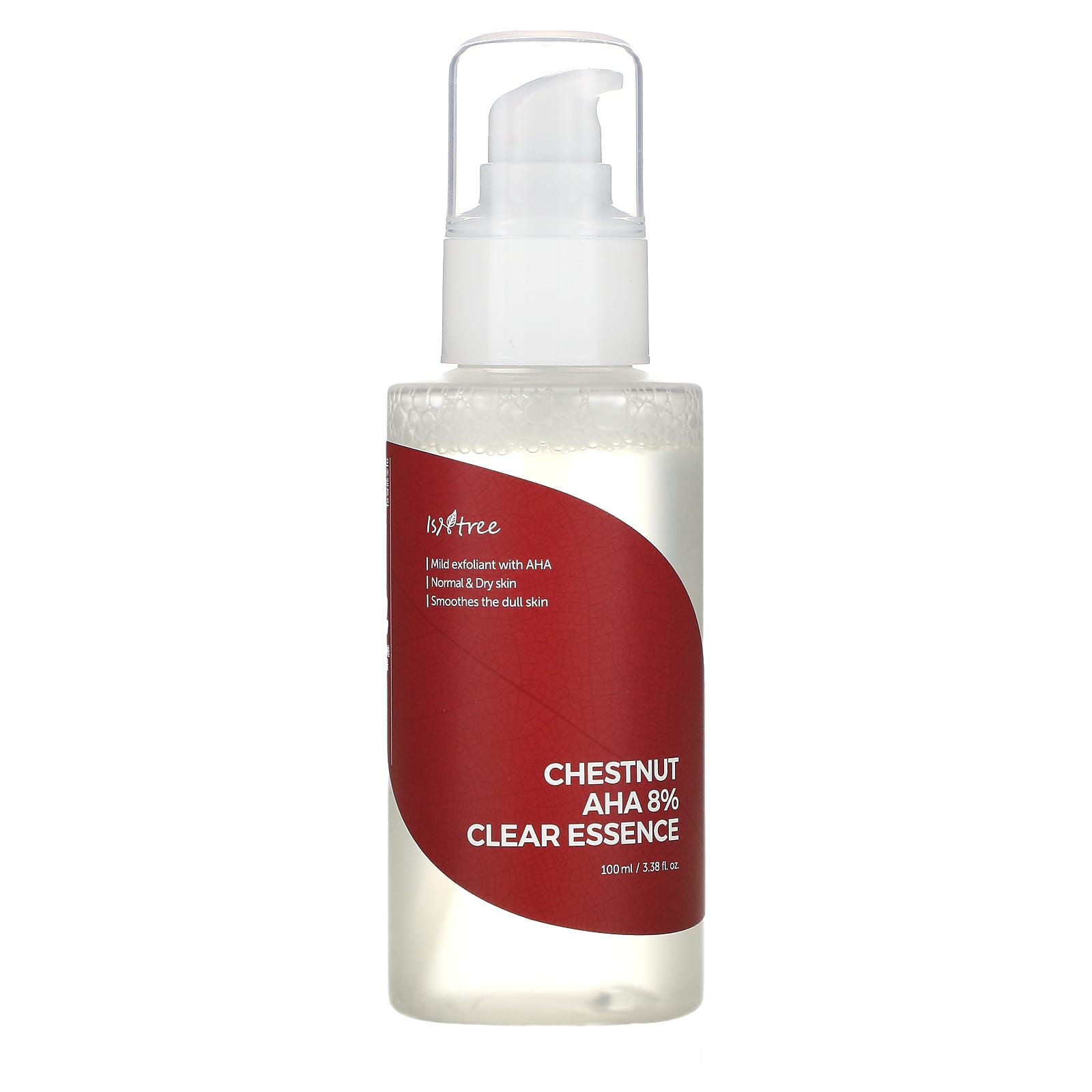 ISNtree, Chestnut AHA 8% Clear Essence, 3.38 fl oz (100 ml)