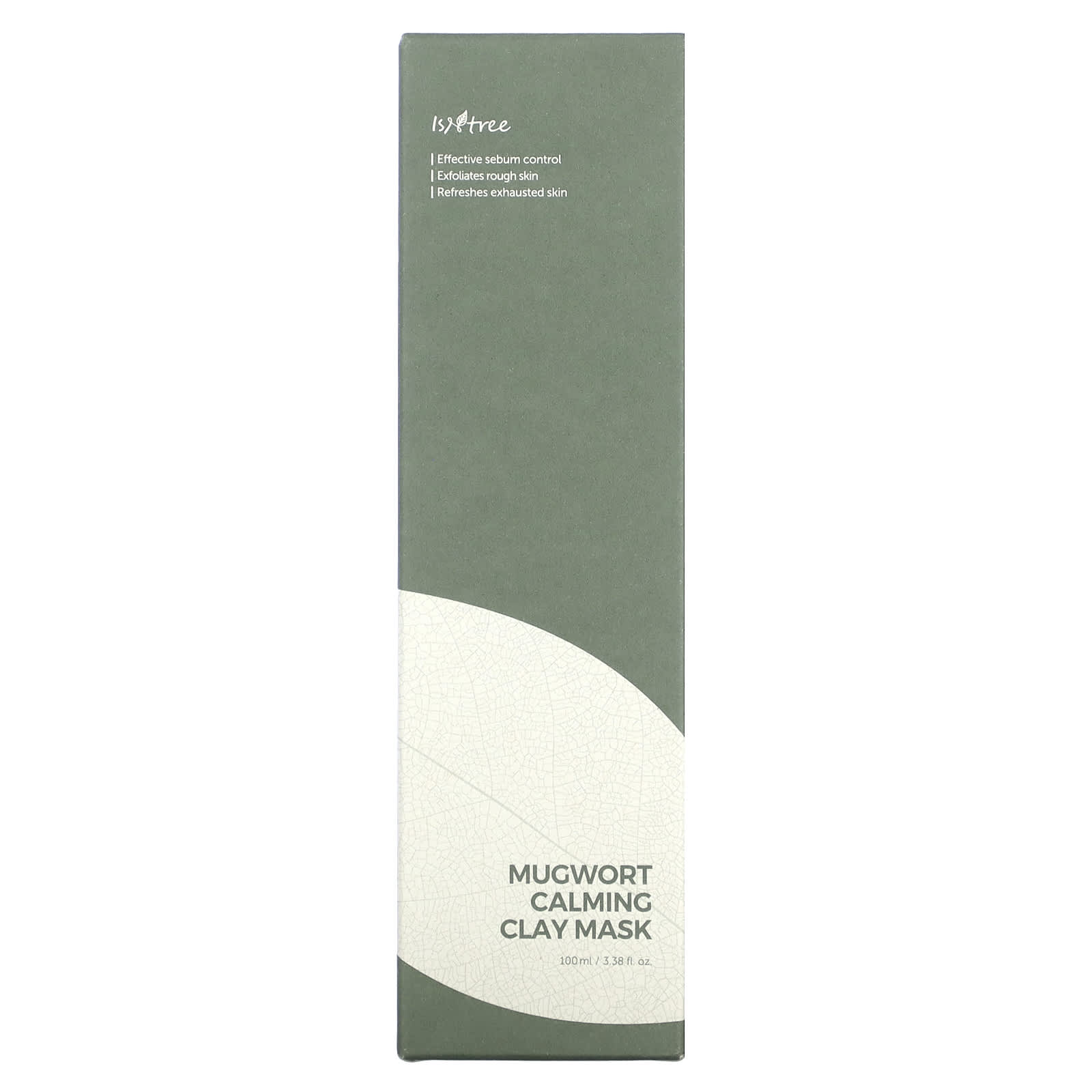 ISNtree, Mugwort Calming Clay Beauty Mask, 3.38 fl oz (100 ml)