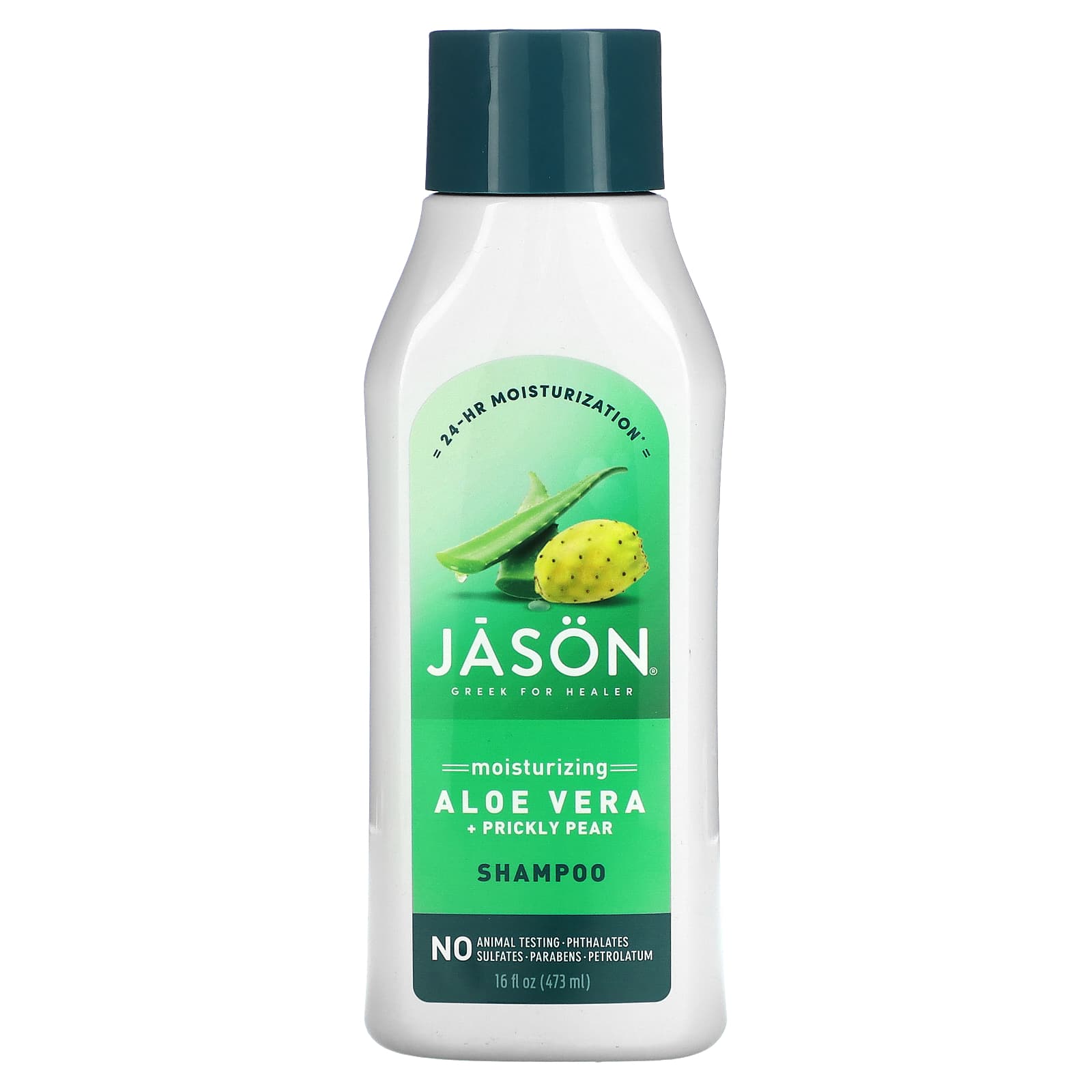 Jason Natural, Moisturizing Shampoo, Aloe Vera + Prickly Pear, 16 fl oz ...