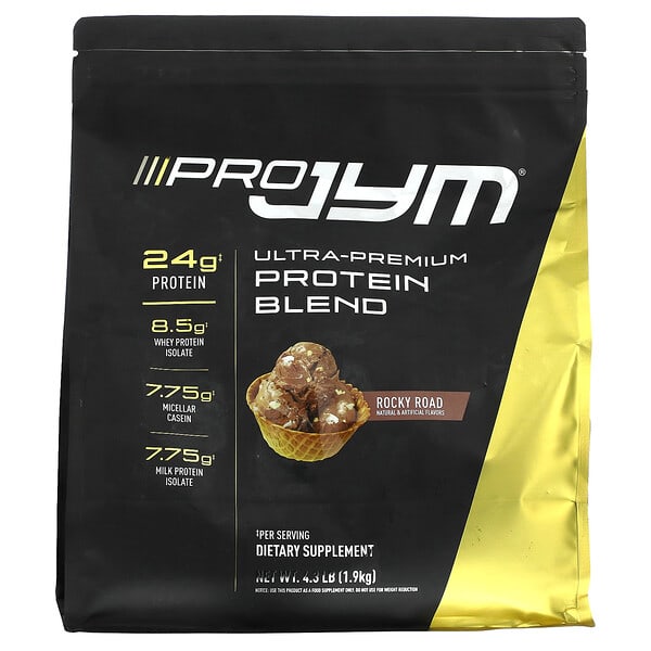 JYM Supplement Science, Pro JYM, Ultra-Premium Protein Blend, Rocky ...