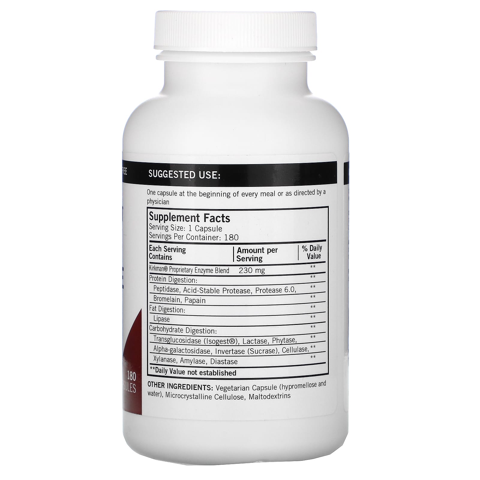 Kirkman Labs, Kirkman Labs, Enzyme Complete DPP-IV With ISOGEST, 180 ...