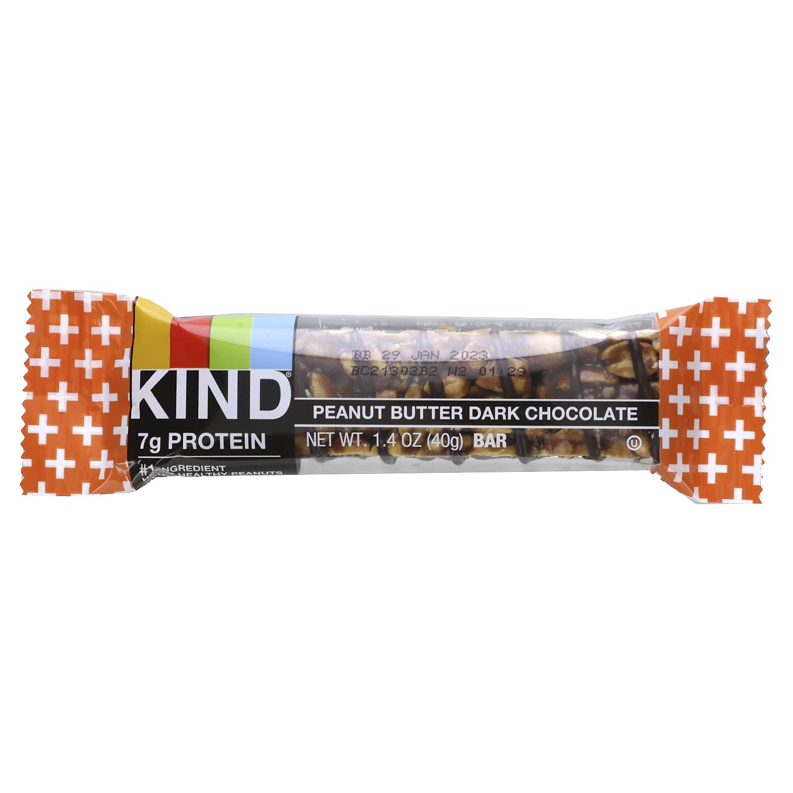 KIND Bars, KIND 플러스, 땅콩 버터 다크 초콜릿, 바 12개입, 각 40g(1.4 oz)