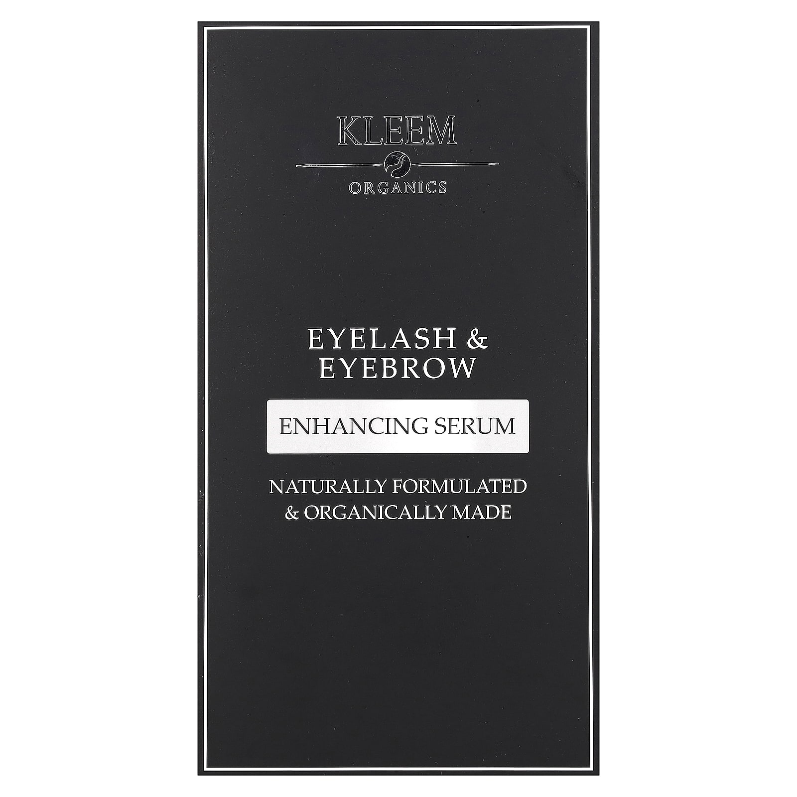 Kleem Organics, Eyelash & Eyebrow, Enhancing Serum Set, 3 Piece Set