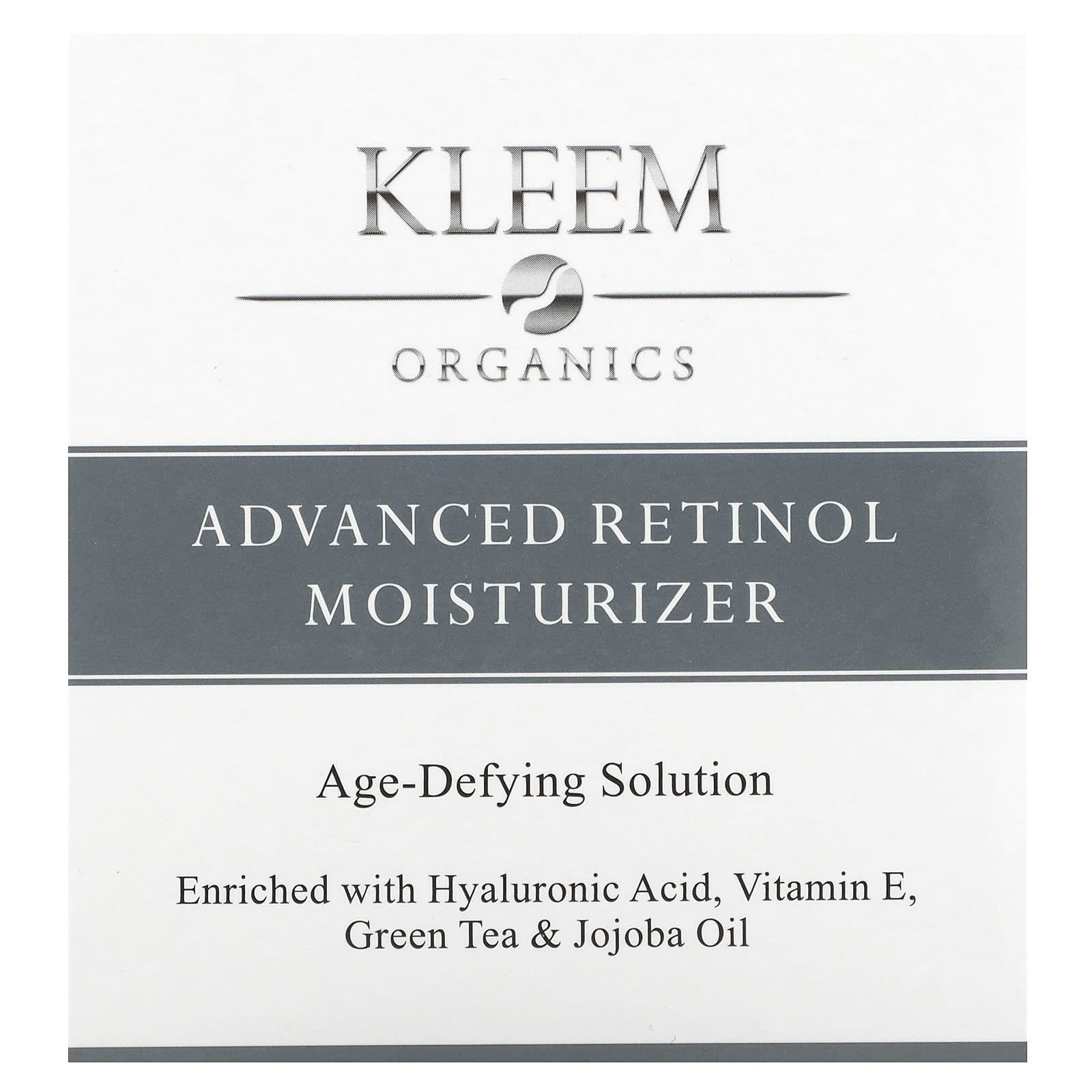 Kleem Organics, Advanced Retinol Moisturizer, Age-Defying Solution, 1.7 ...