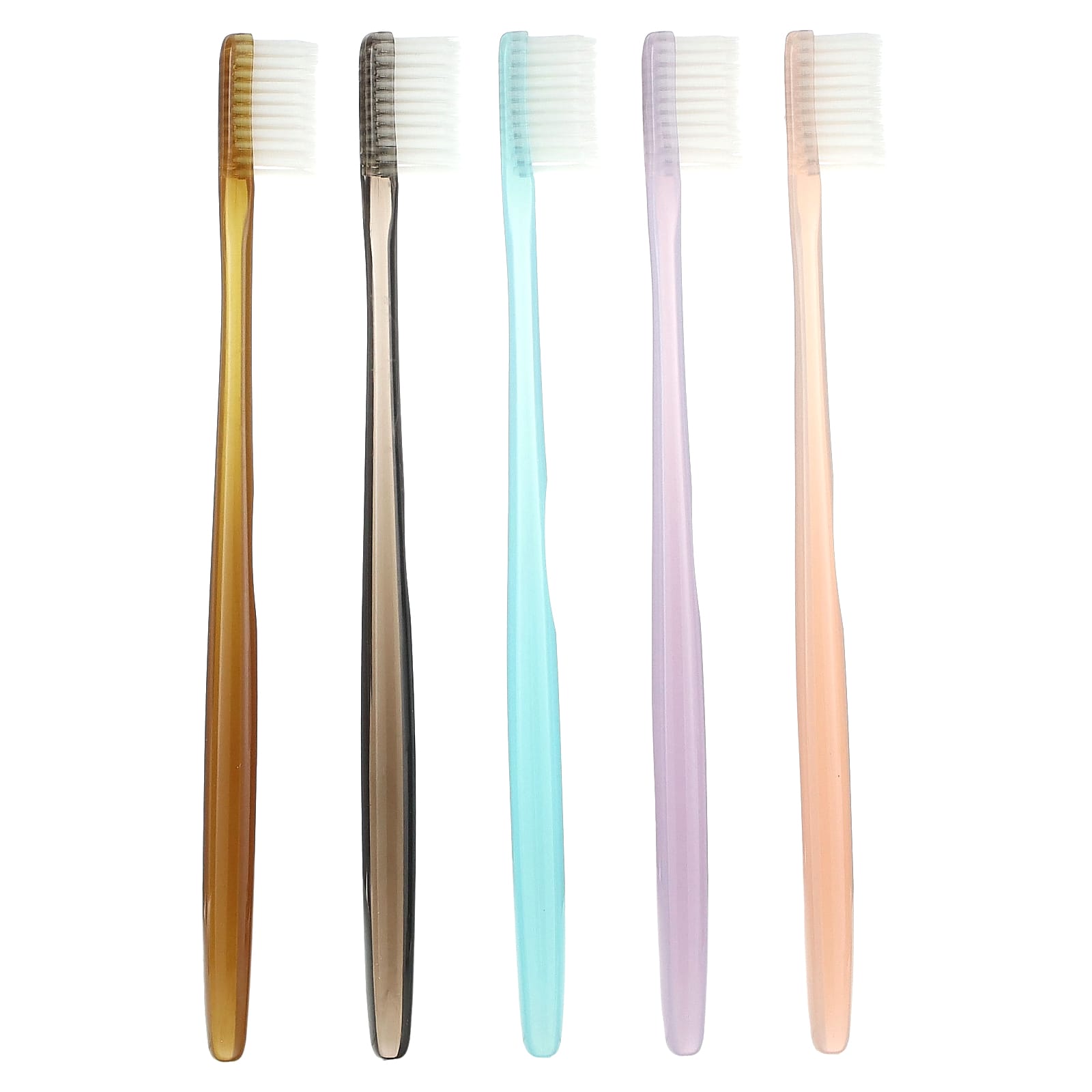 Kent, Ultra Soft Toothbrush, Crystal Compact, 5 Toothbrushes