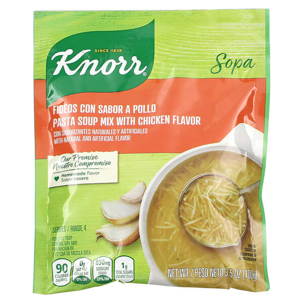 Knorr Pasta Soup Mix With Chicken Flavor 35 Oz 100 G