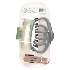 Kitsch, Recycled Plastic Assorted Claw Clip Set , Octopus Claw Clip, 3 ...