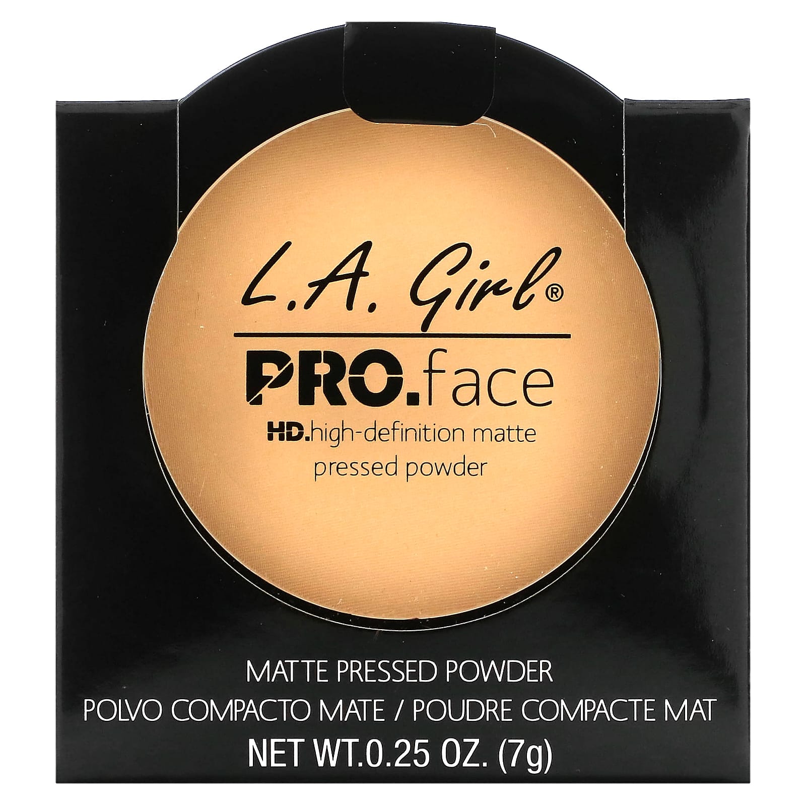 L.A. Girl, PRO.face Matte Pressed Powder, GPP604 Creamy Natural, 0.25 ...