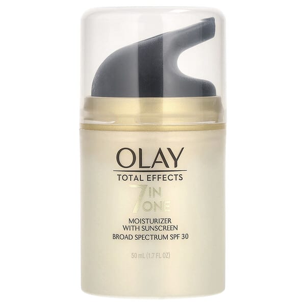 Olay, Total Effects, 7-in-One Moisturizer with Sunscreen, SPF 30, 1.7 ...