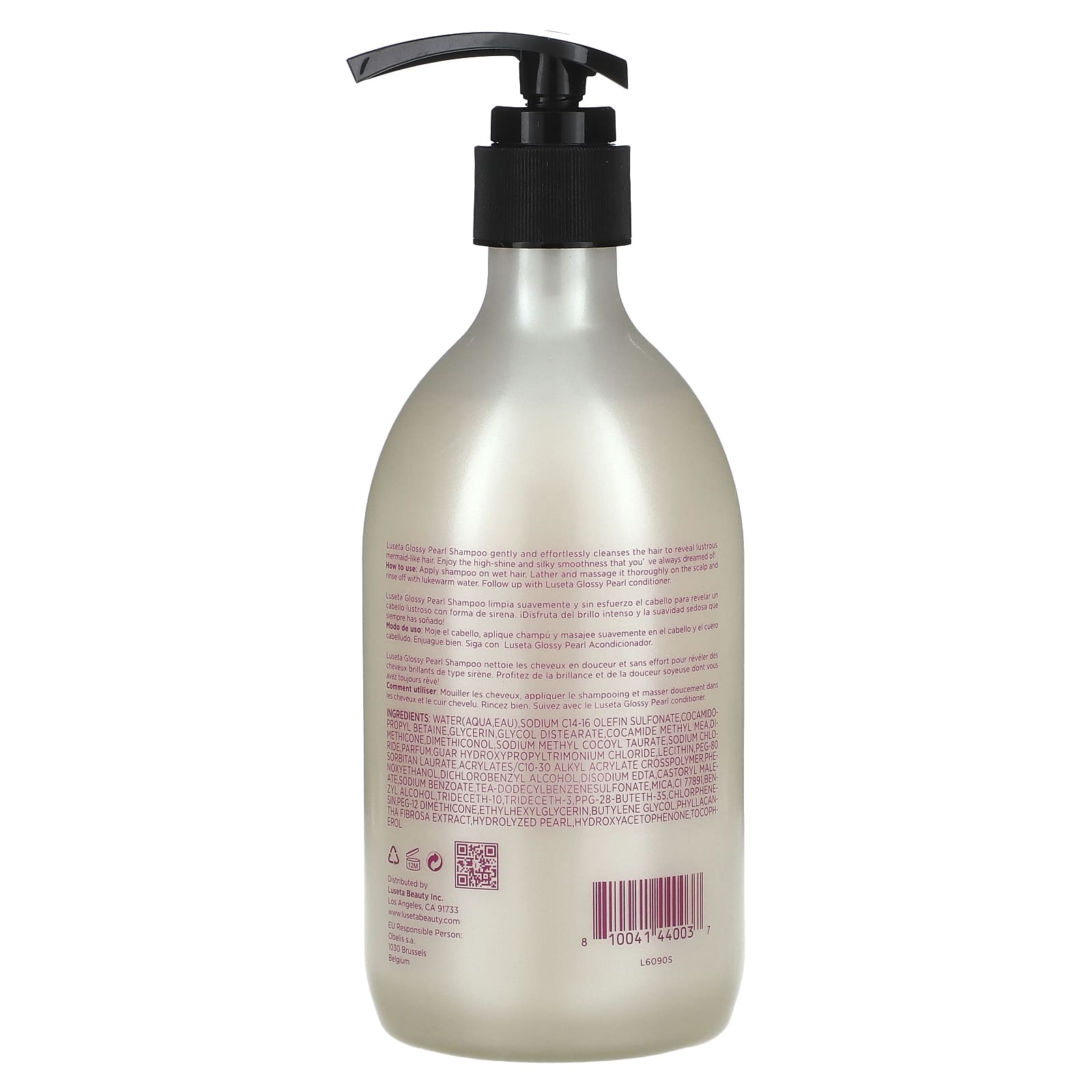 Luseta Beauty, Glossy Pearl Shampoo, For All Hair Types, 16.9 fl oz ...
