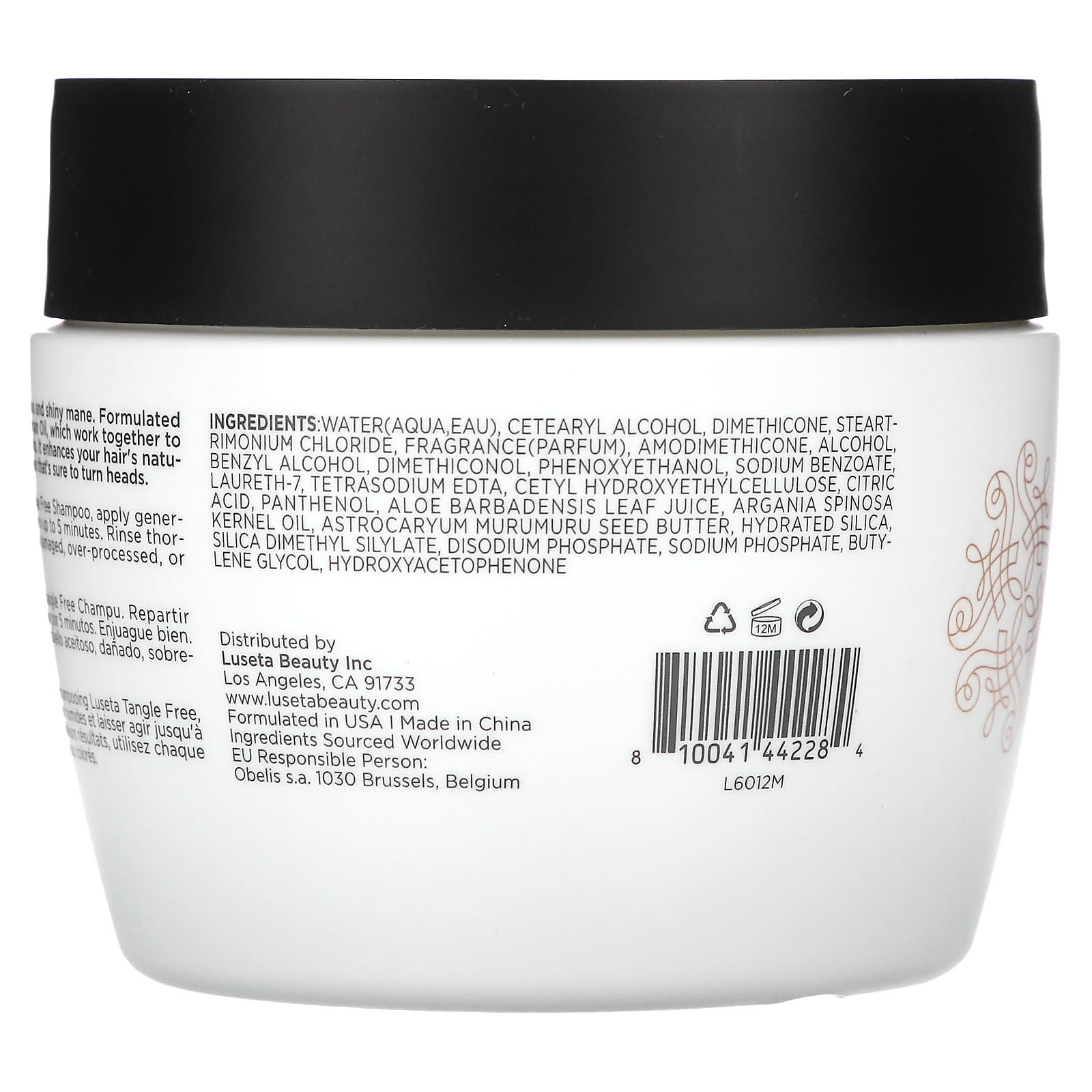 Luseta Beauty, Tangle Free, Hair Mask, For All Hair Types, 16.9 fl oz ...