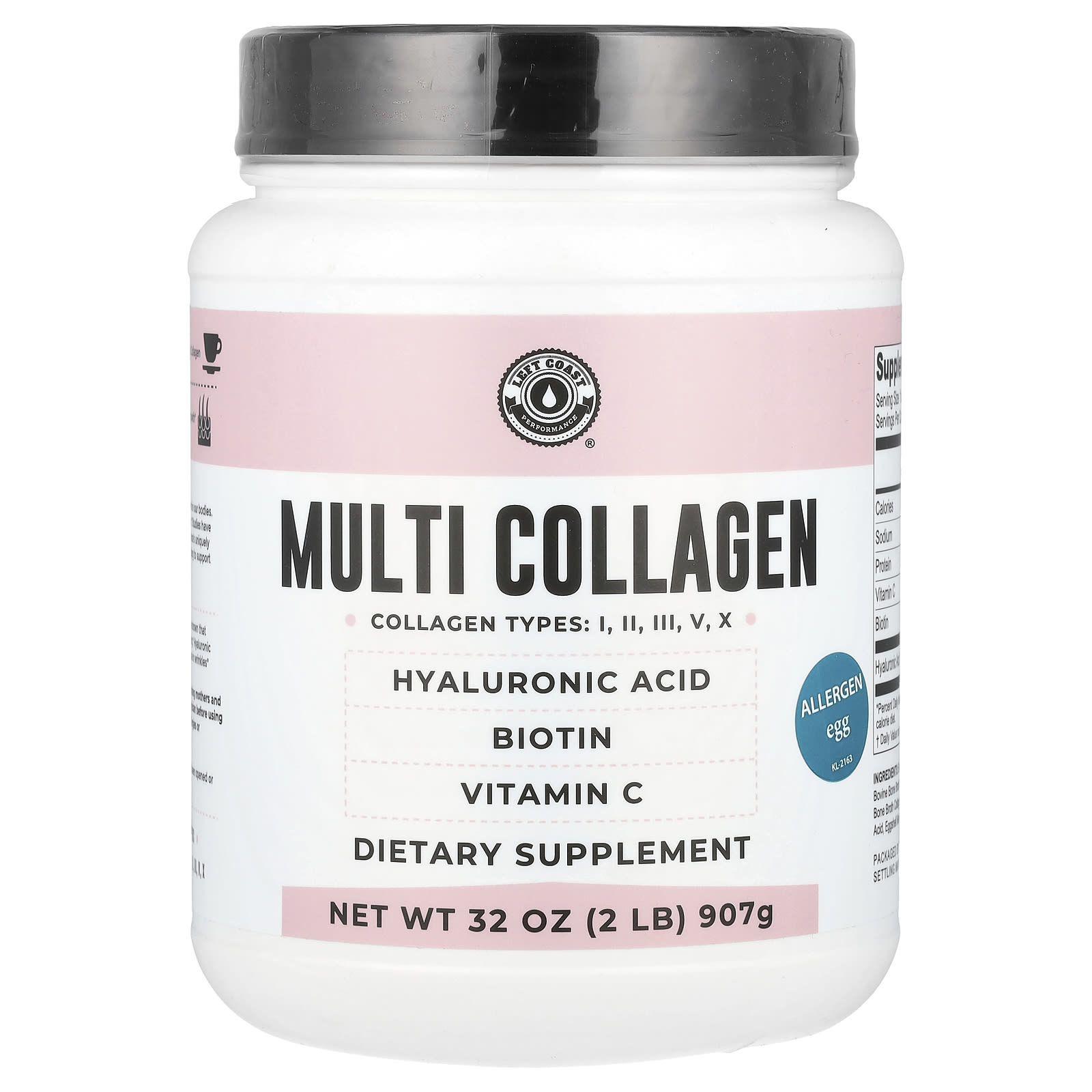 Left Coast Performance, Multi Collagen, 32 oz (907 g)