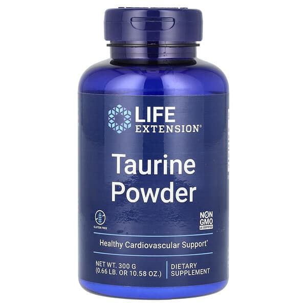 Life Extension, Taurine Powder, 10.58 oz (300 g)