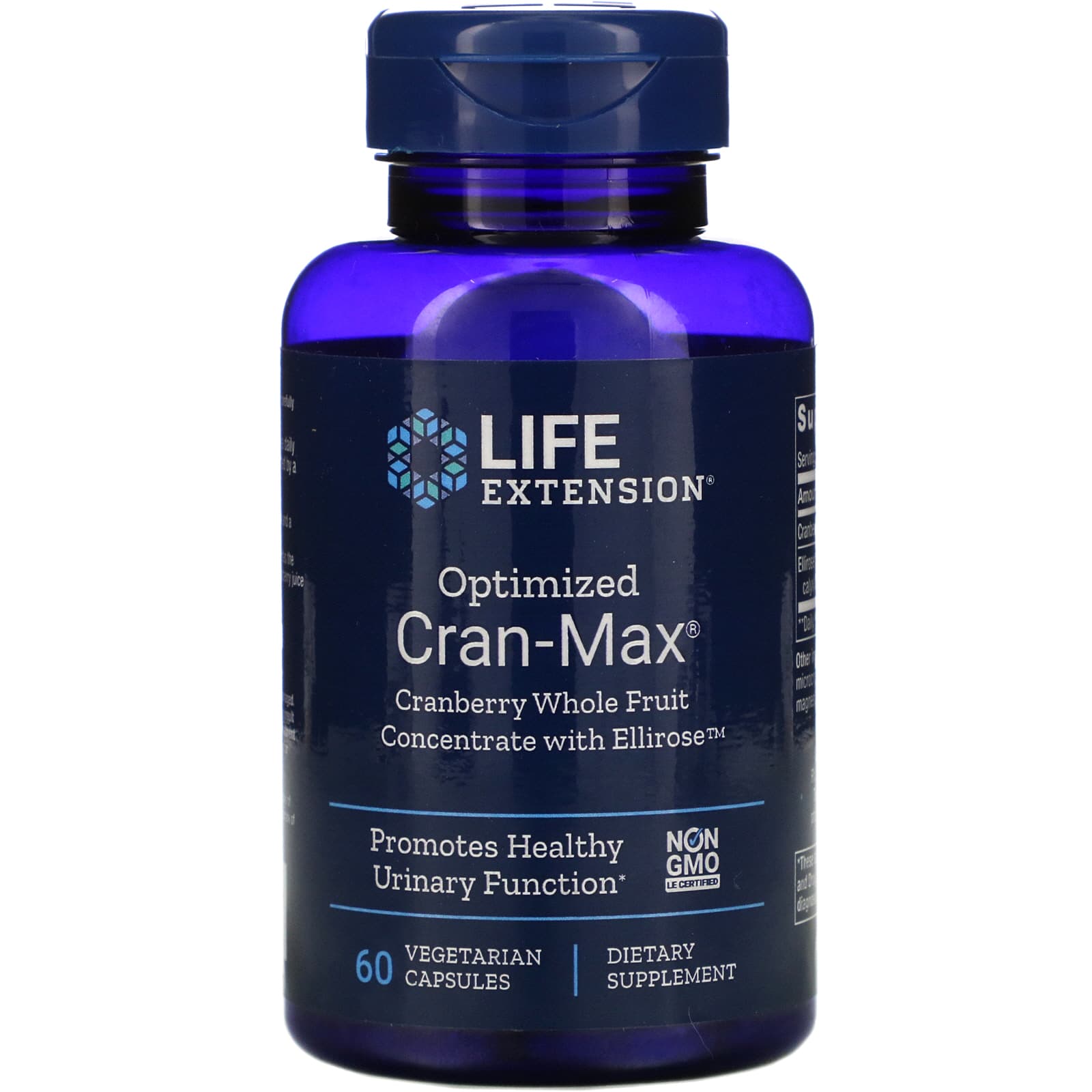 Life Extension, Optimized Cran-Max, Cranberry Whole Fruit Concentrate ...