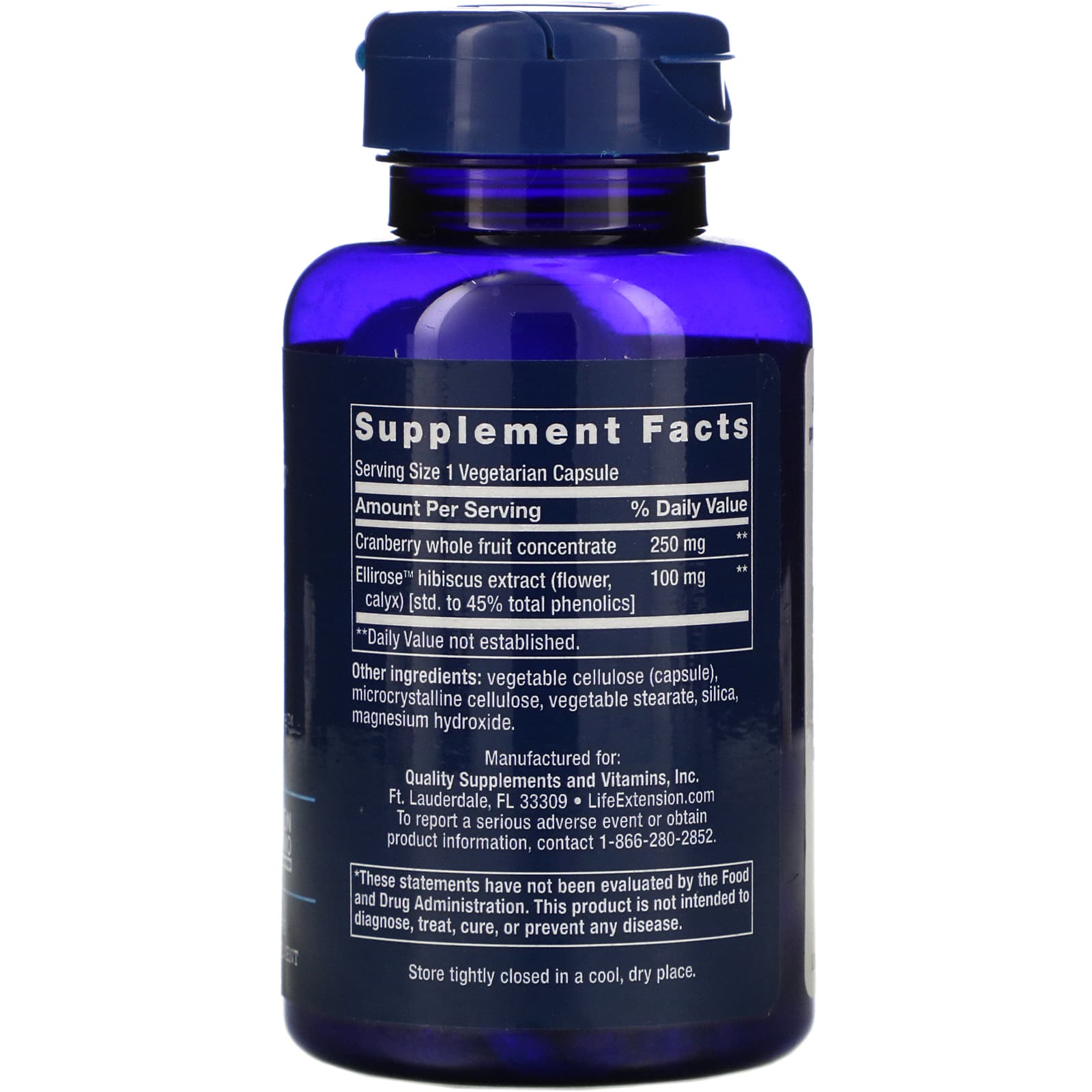 Life Extension, Optimized Cran-Max, Cranberry Whole Fruit Concentrate ...