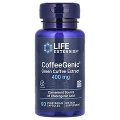 Life Extension, CoffeeGenic, Green Coffee Extract, 400 mg, 90 ...